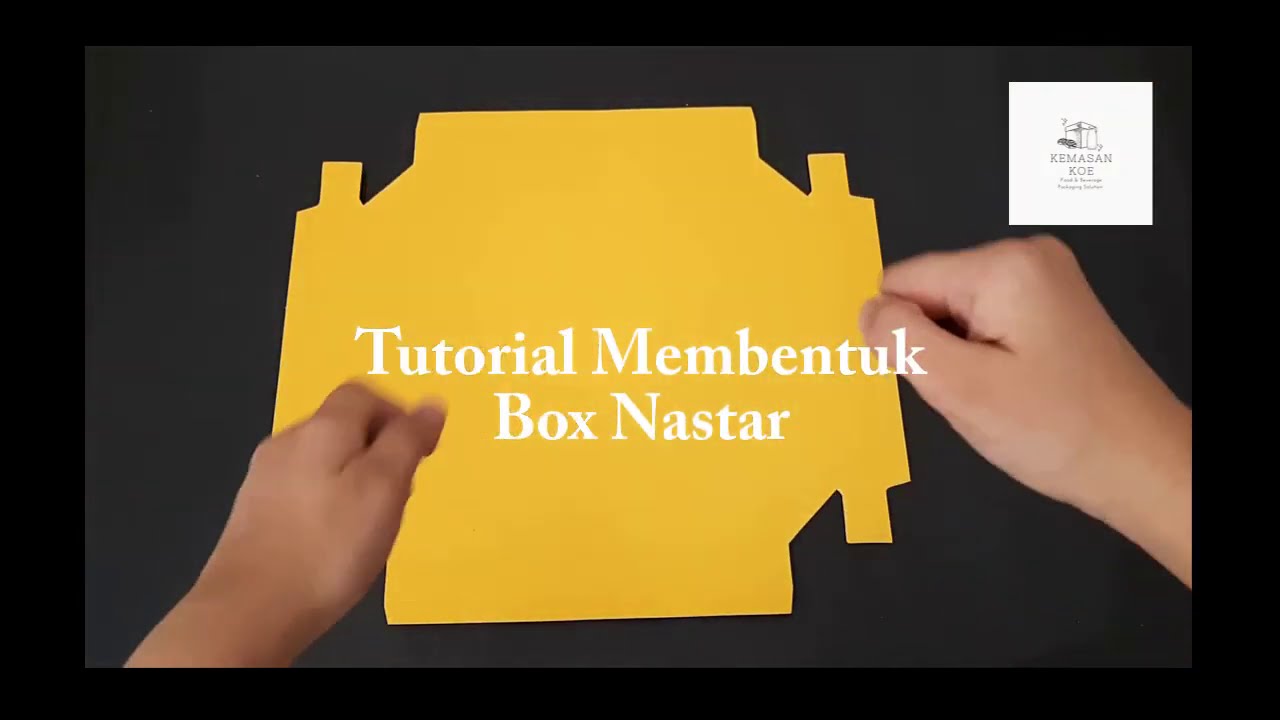 Tutorial Membuat Box Packaging untuk Kue Kering Seperti Nastar, Lapis ...