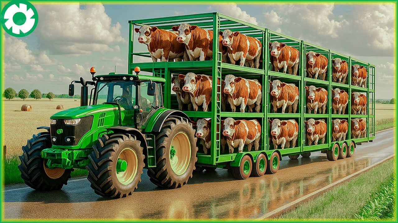 Transporting 100M of Dairy Cows This Way - The Biggest Heavy Machinery ...