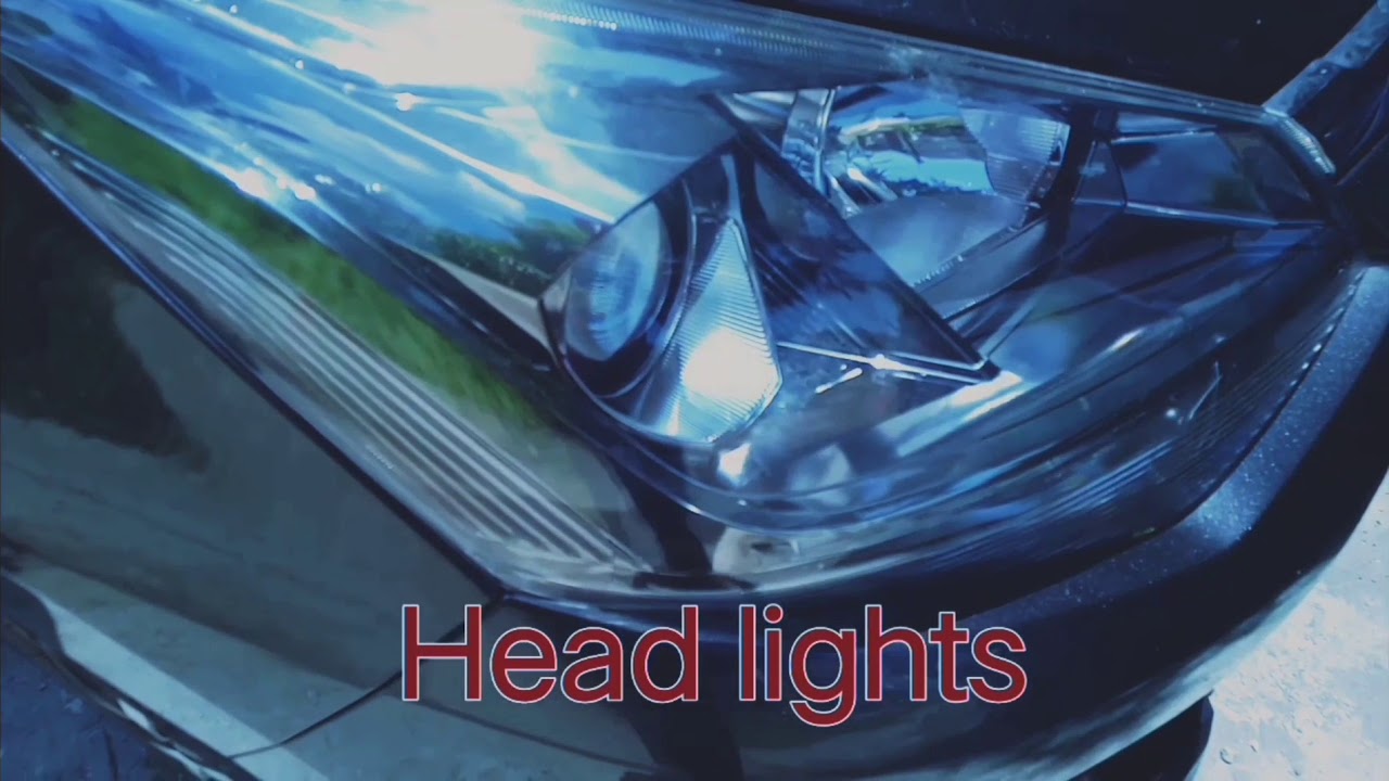 Toyota wigo exterior | basic parts of car - YouTube