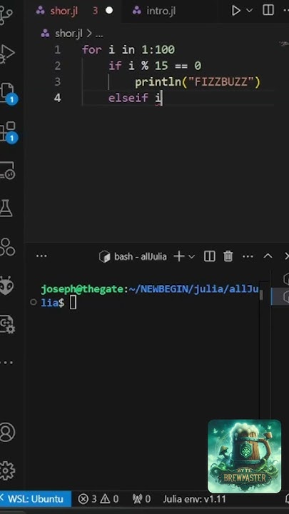 Julia VS FizzBuzz - About as fast as C #coding #programming - YouTube