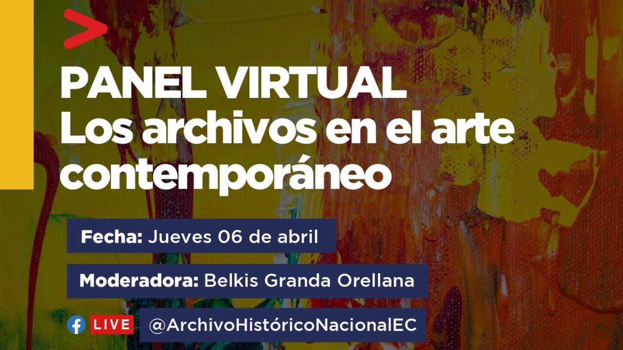 Panel Virtual: Los archivos en el arte contemporáneo - YouTube