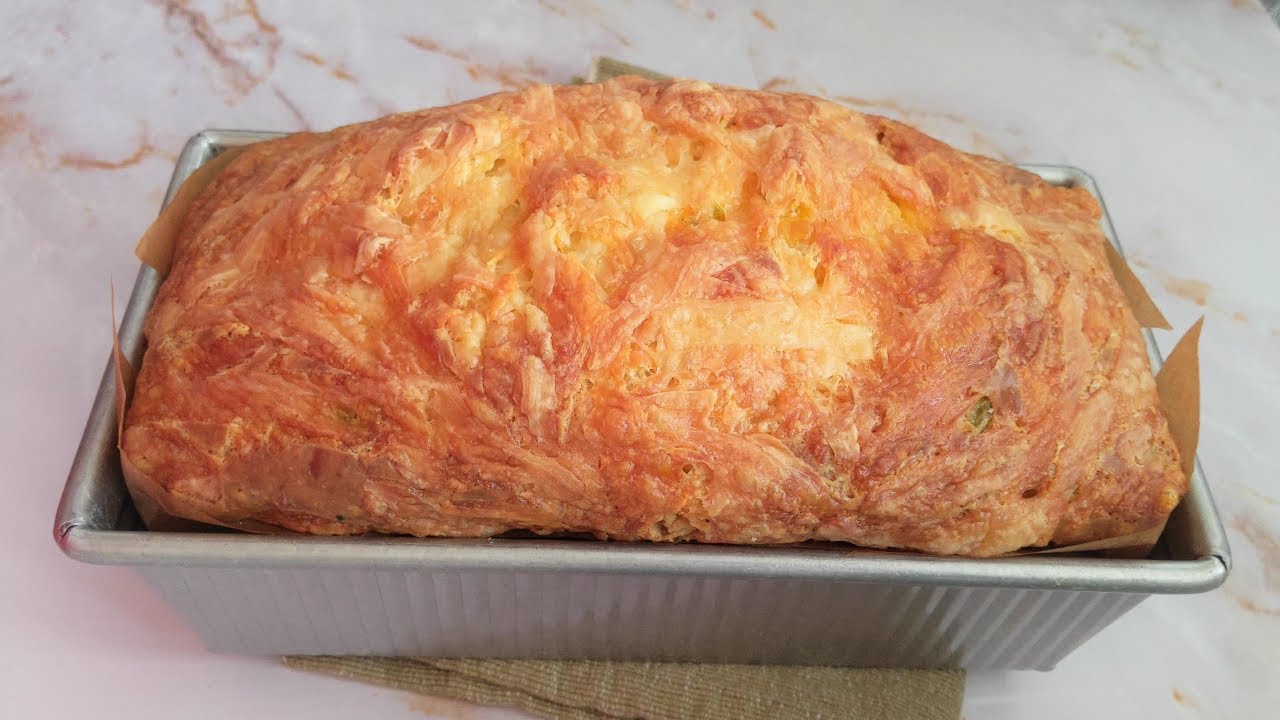 No Knead, No Yeast Cheese Bread Ready to Bake in Minutes - YouTube