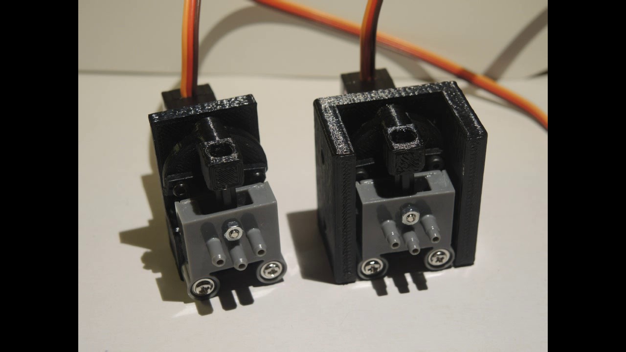 RC Pneumatic Servo Valve Lego - YouTube