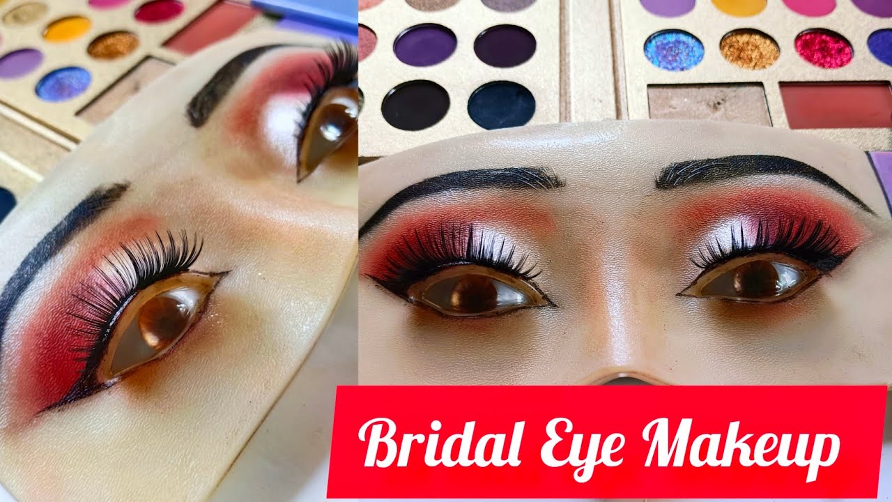 Bengali Bridal Eye Makeup Look Step By Step //easy eye look - YouTube