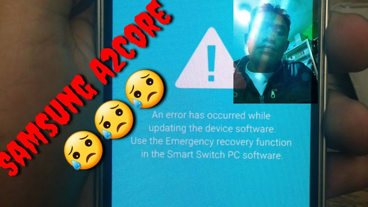 A2core/An error has occurred while updating the device software Samsung ...
