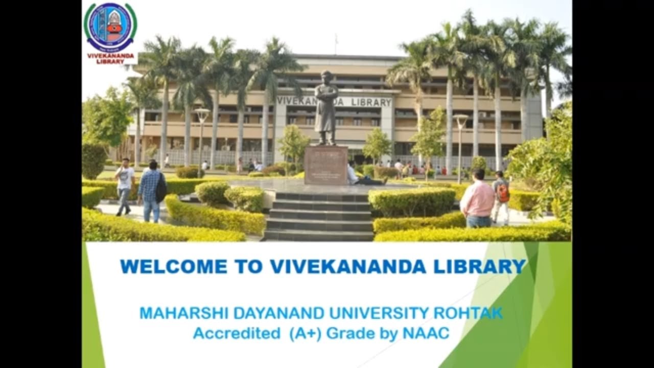 Glimpses of Knowledge Resources, Services and Facilities, Vivekananda ...