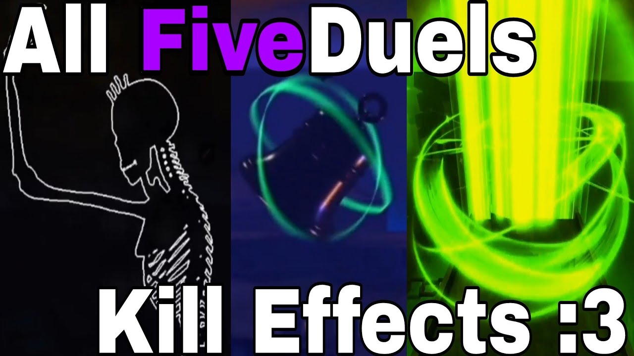ALL FiveDuels Kill Effects (Showcase) - YouTube
