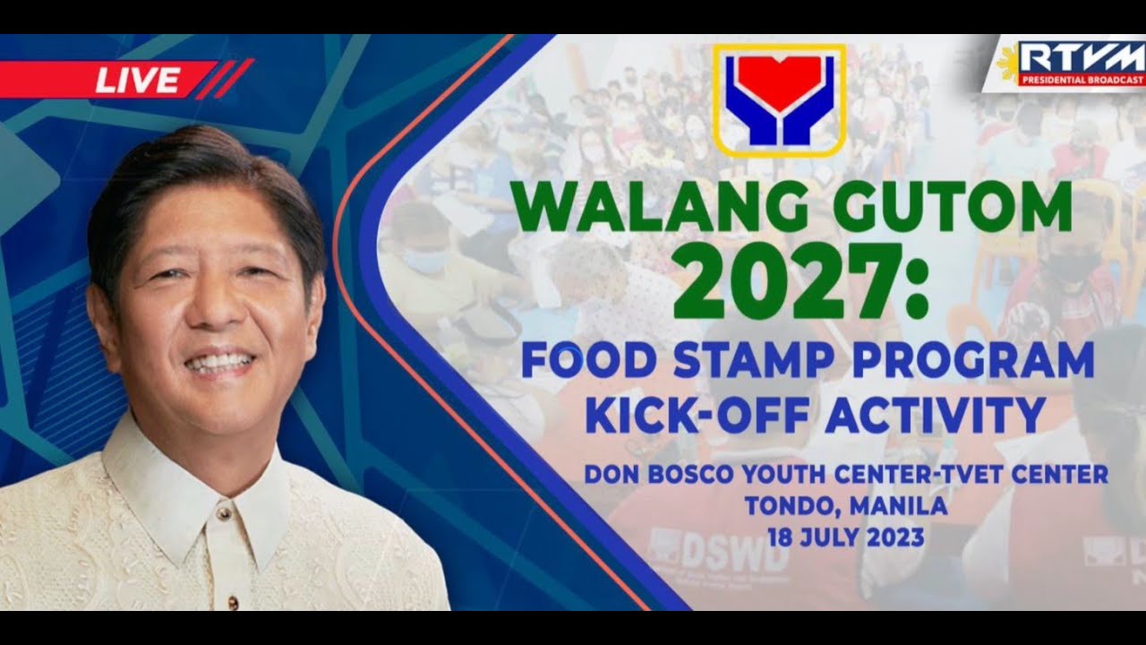 Walang Gutom 2027: Food Stamp Program (FSP) Kick-off Activity - YouTube