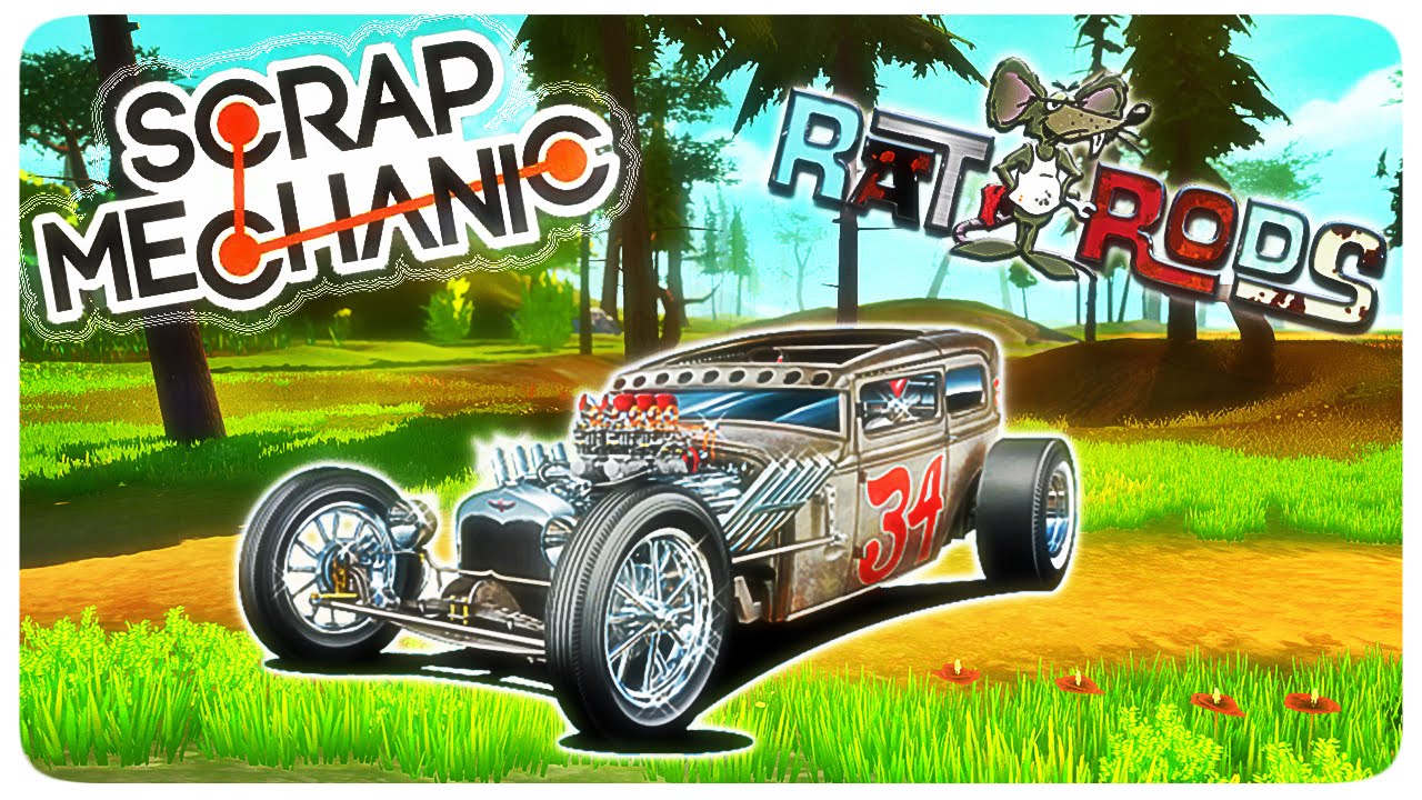 Let's build [FR] - RAT ROD - #2 Supercharged V8 - Scrap Mechanic ...