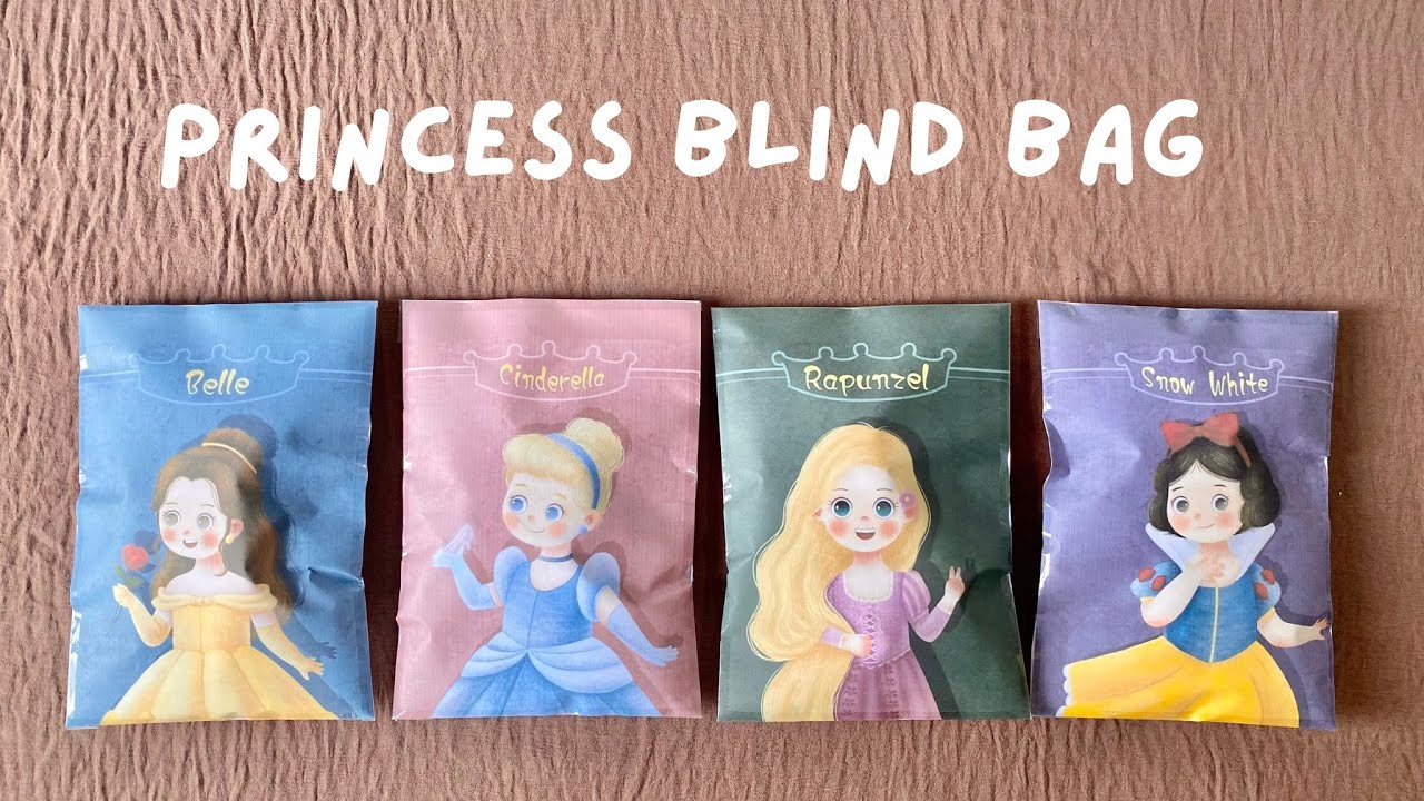 Princess blind bag [paper diy] - YouTube
