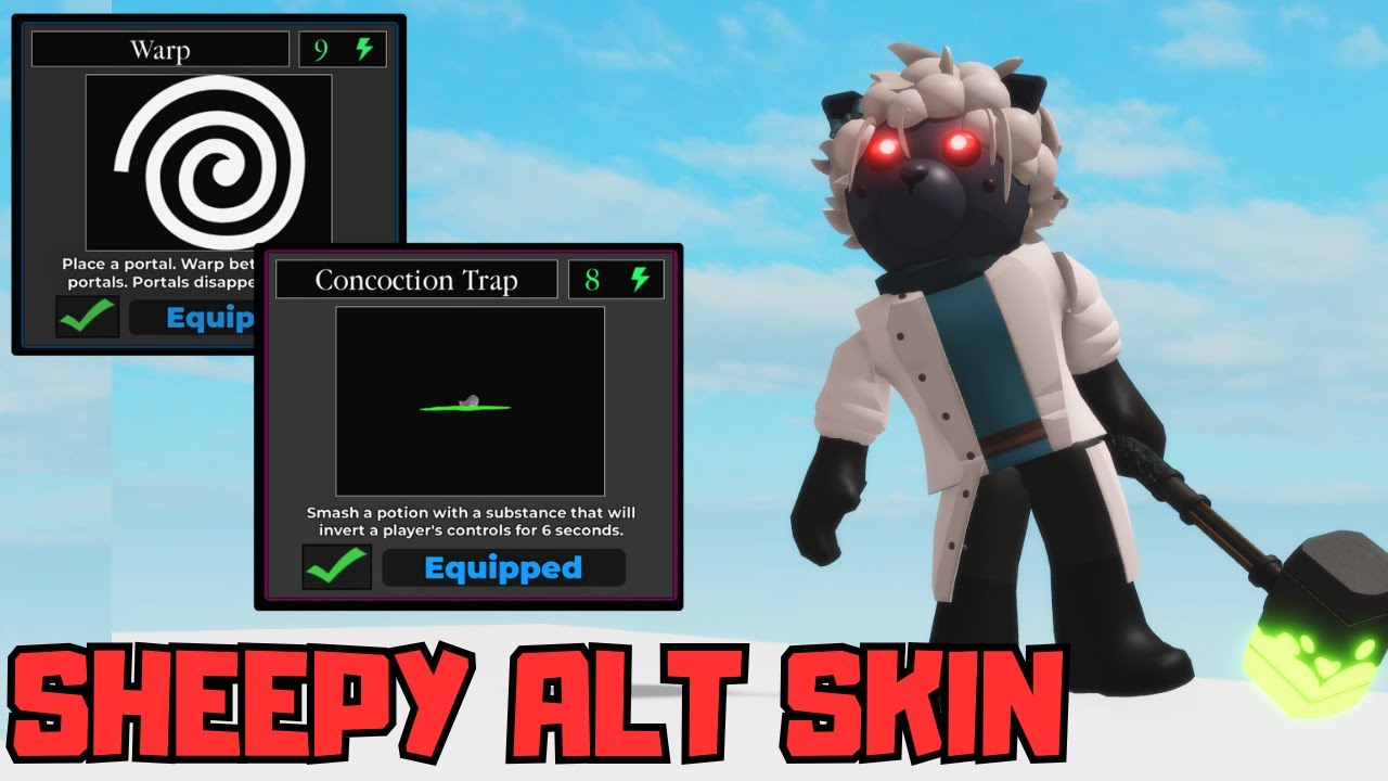 NEW SHEEPY ALT SKIN + NEW ABILITY AND TRAP | NEW Piggy Update - YouTube