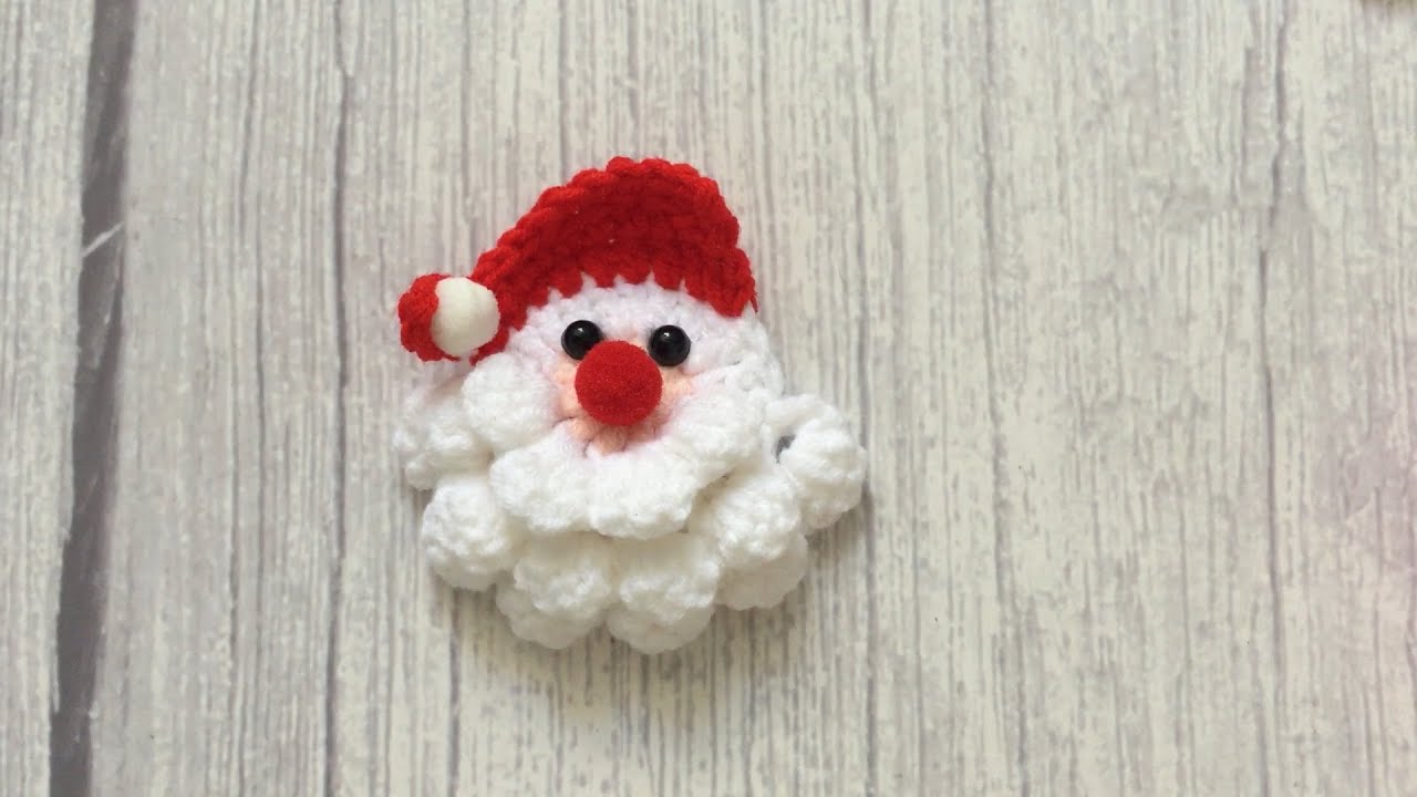 Crochet Santa Claus for Christmas Gift Pet Collar Decoration - YouTube
