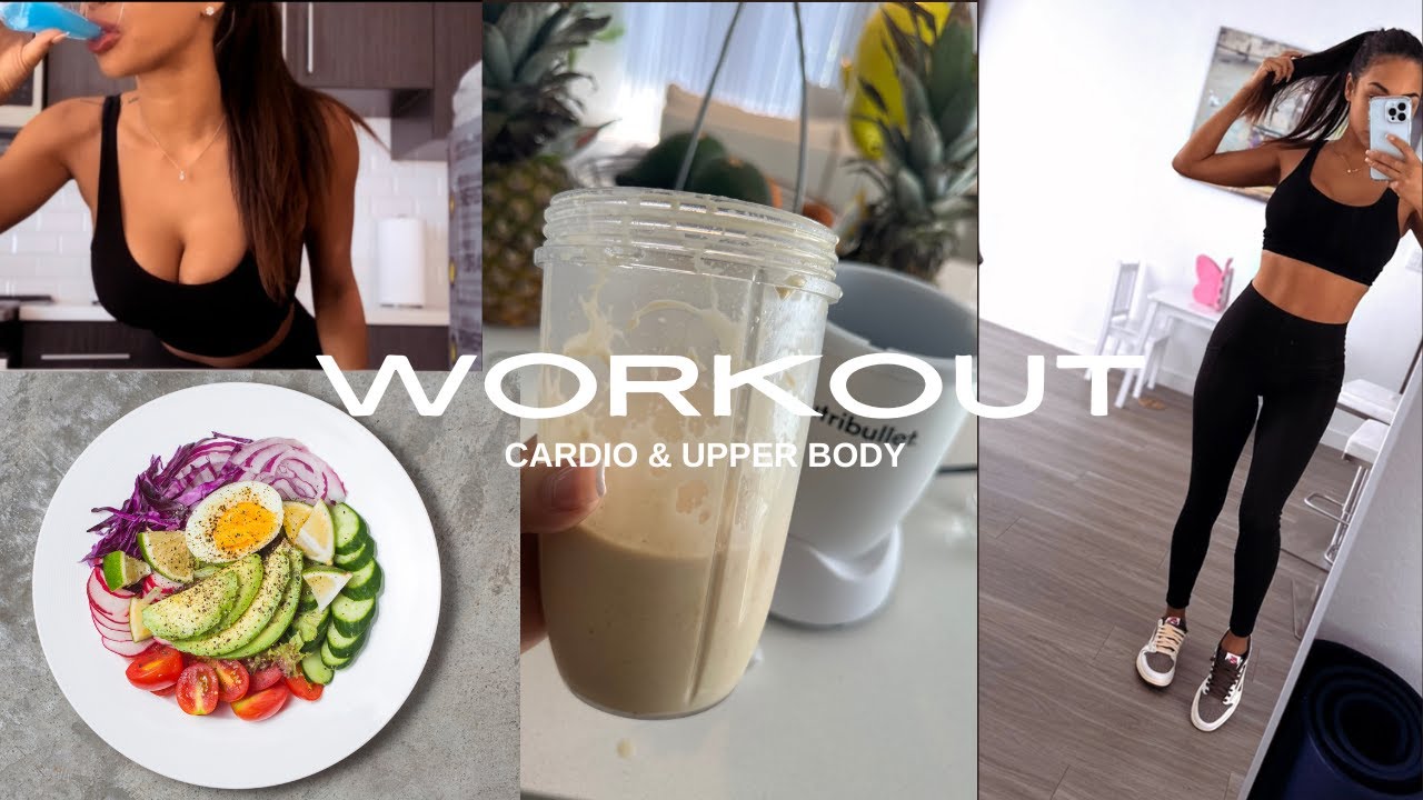 Gym routine CARDIO & UPPER BODY protein shake recipe (I lost 8 lbs ...