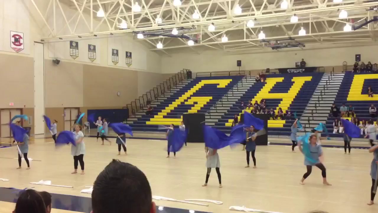 Cruickshank Middle School Winterguard 3/30/13 - YouTube