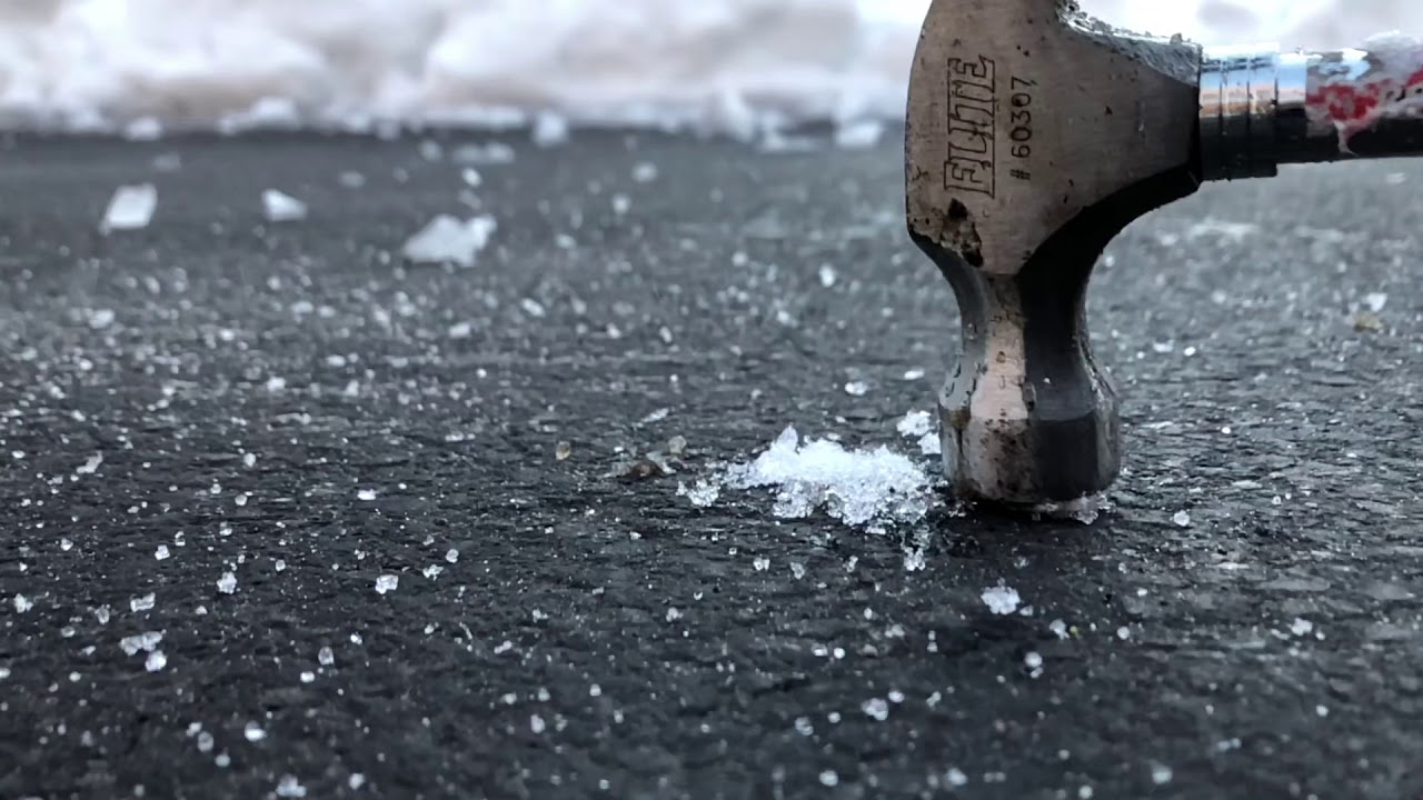 Smashing ice. - YouTube