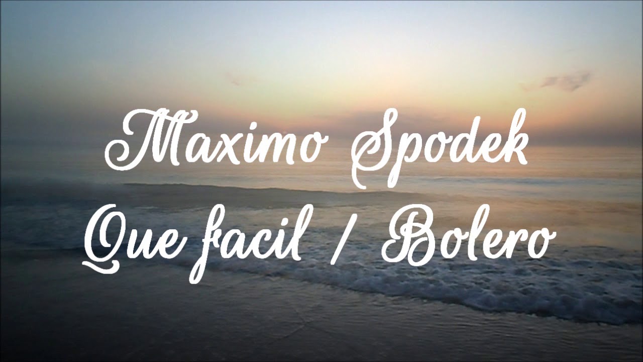 MAXIMO SPODEK, QUE FACIL, BOLEROS ROMANTICOS, TITO RODRIGUEZ, PIANO Y ...
