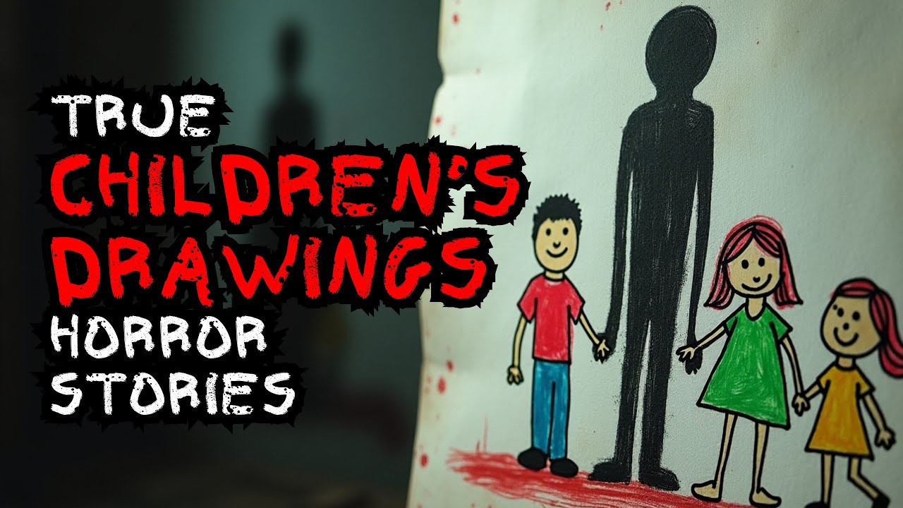 2 Disturbing True Children's Drawings Horror Stories #horror #scary # ...