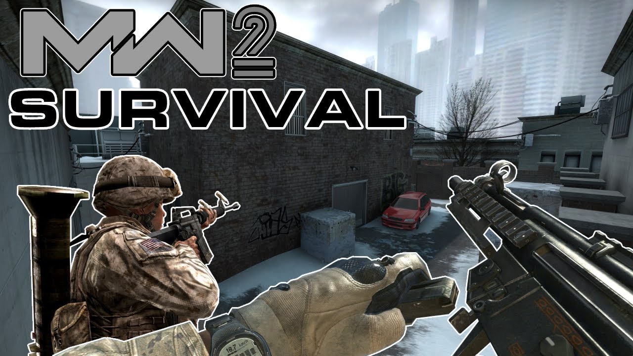 [GMOD] Call of Duty MW2 Spec Ops Survival Gameplay│BRICKYARD - YouTube