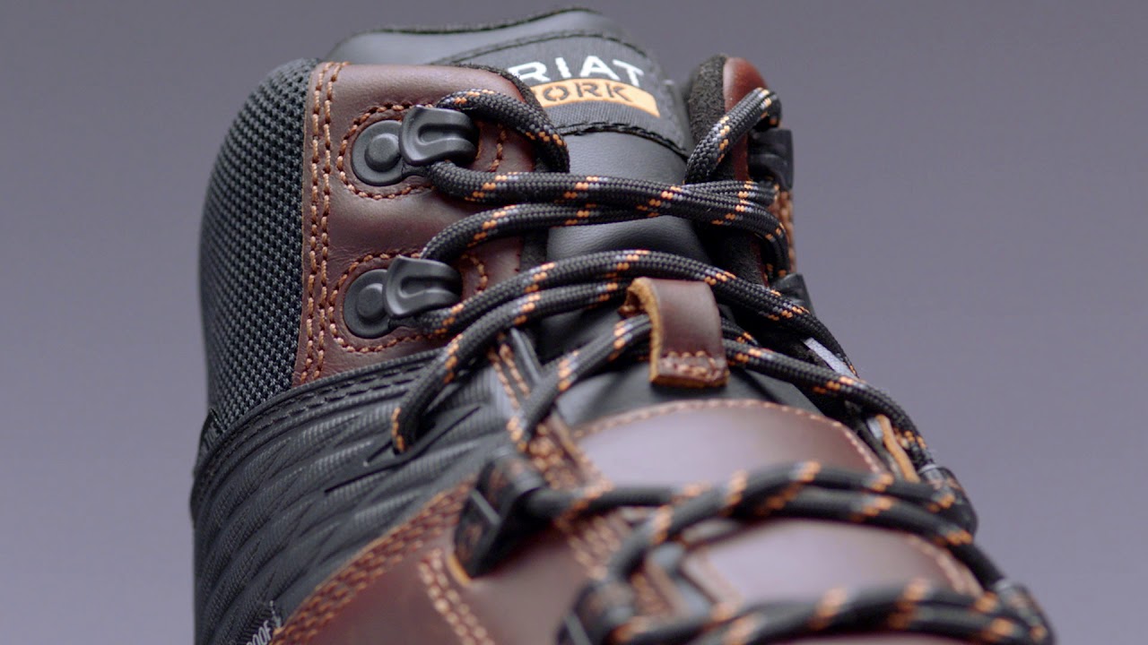 Ariat STRYKER 360 H2O WORK BOOT - YouTube