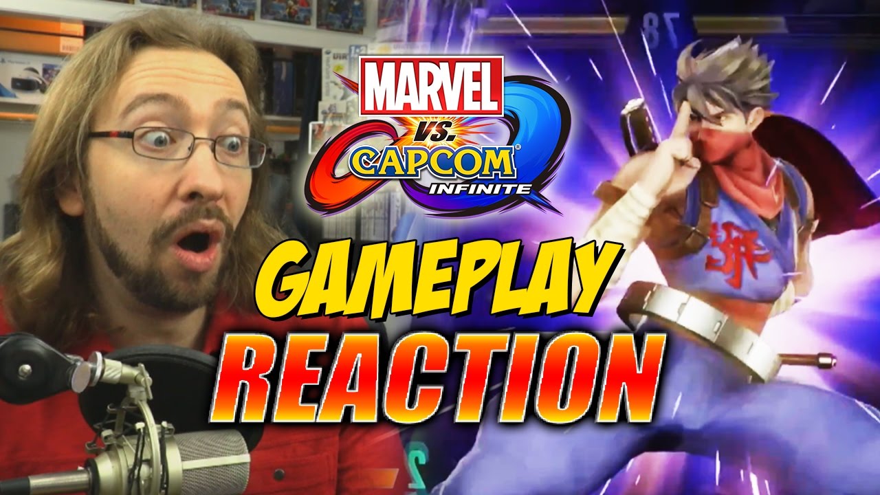MAX REACTS: Marvel Vs. Capcom Infinite NEW Gameplay & Supers - YouTube