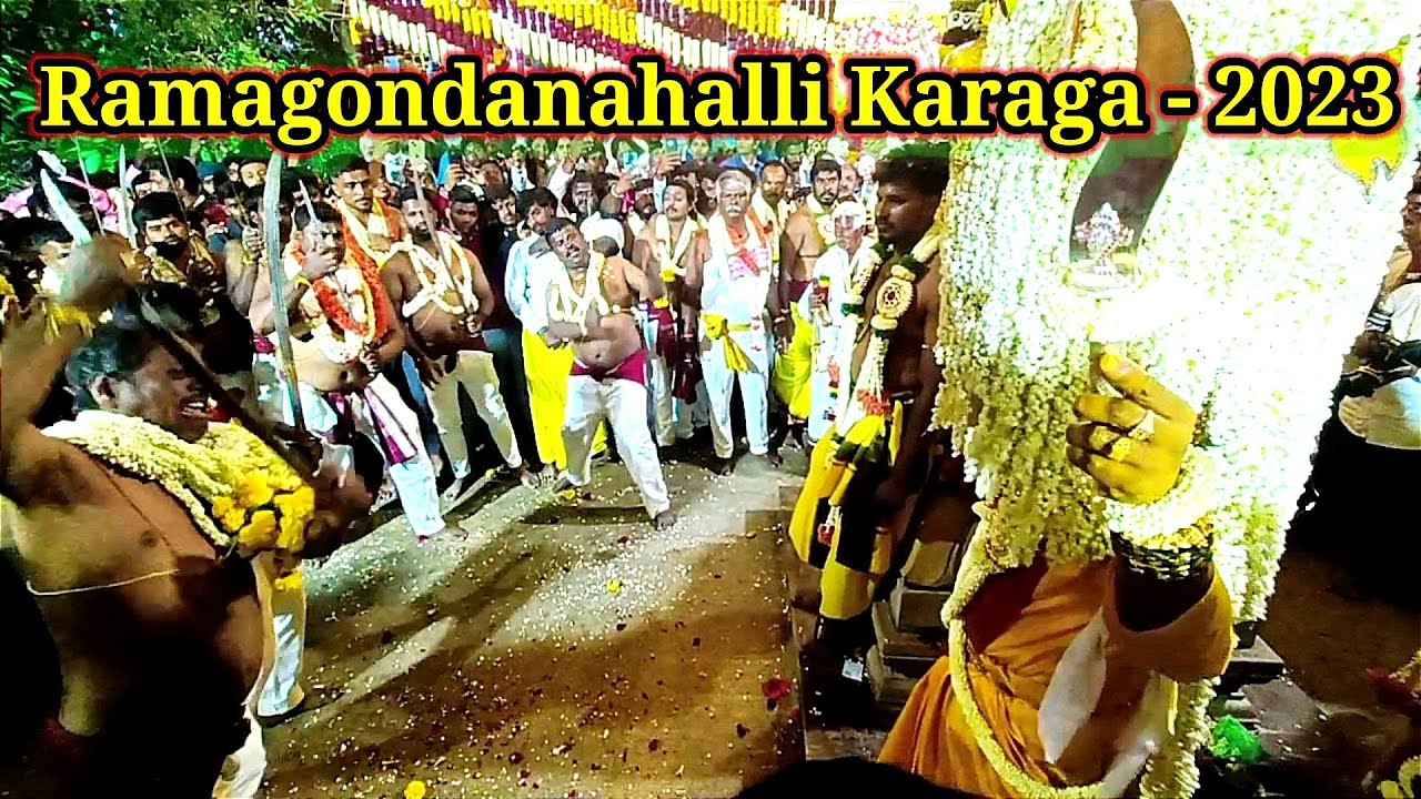 Ramagondanahalli Karaga 2023 | Banglore - YouTube