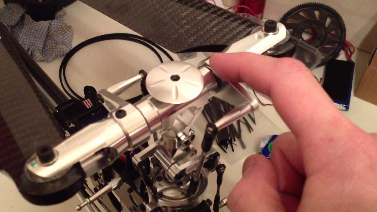 Raptor X50e FBL Flybarless Head Play Bearing Slop-How to fix the ...