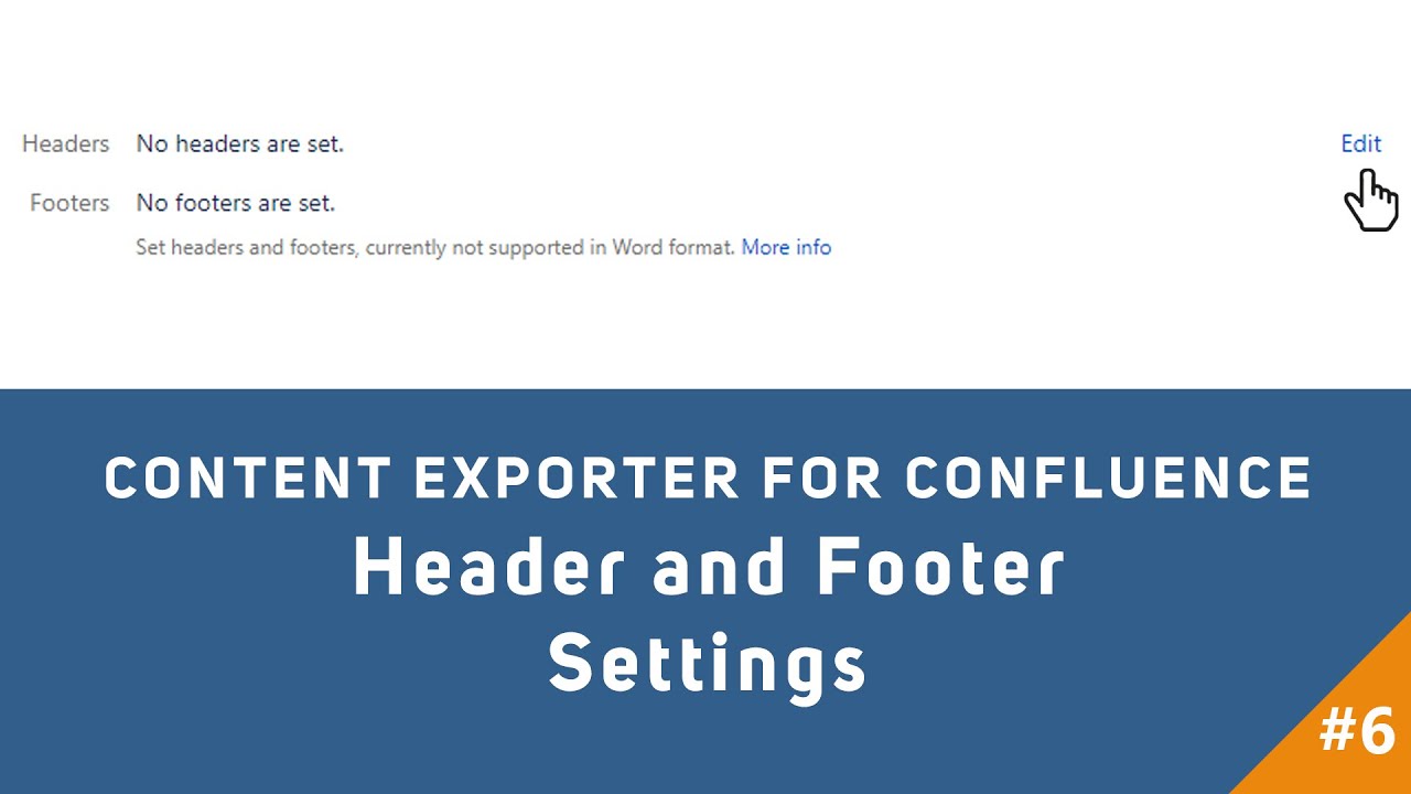 Content Exporter For Confluence Header And Footer Settings YouTube Content Exporter For Confluence Header And Footer Settings YouTube