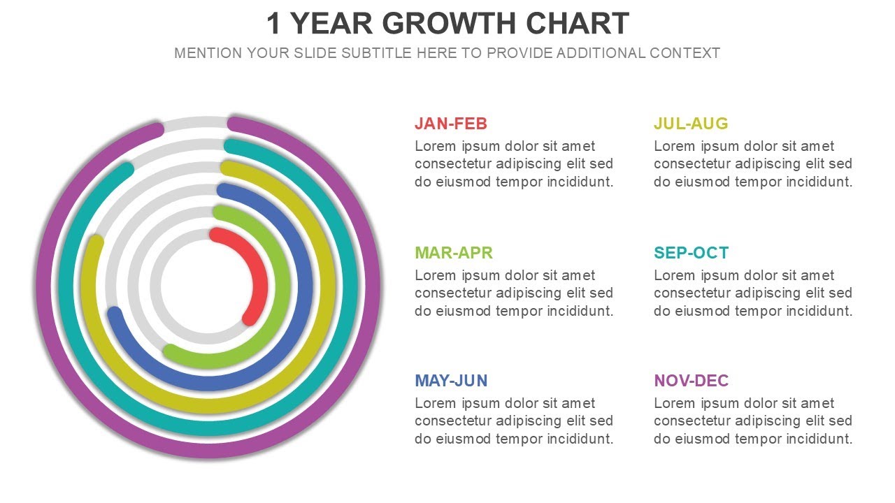 1 Year Growth Chart Animated PowerPoint Slides - YouTube