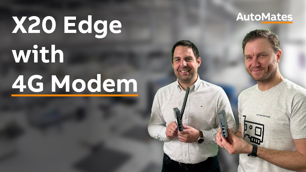 X20 Edge with 4G Modem | B&R Industrial Automation - YouTube
