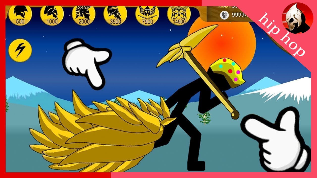 MODE MINER GOLDEN BOSS VS STICKMAN - HACK STICK WAR LEGACY - YouTube