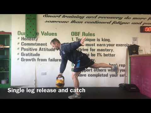 single leg release & catch - YouTube