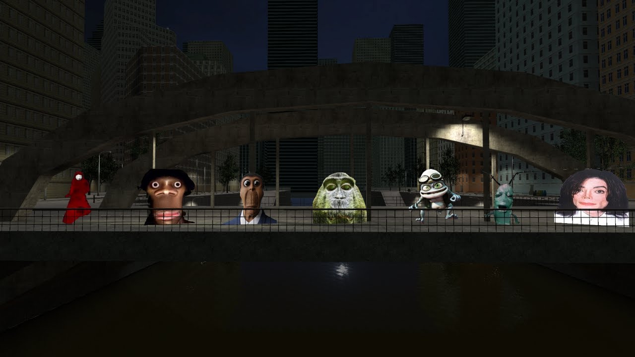 Nico's Nextbot Mayhem in Gotham city! - YouTube