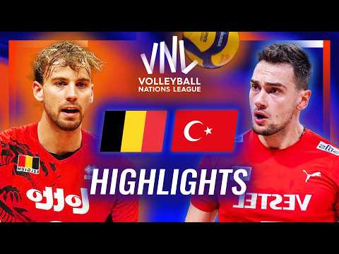 Belgium 🇧🇪 vs. Türkiye 🇹🇷 - Highlights | Week 2 | Men's VNL 2026