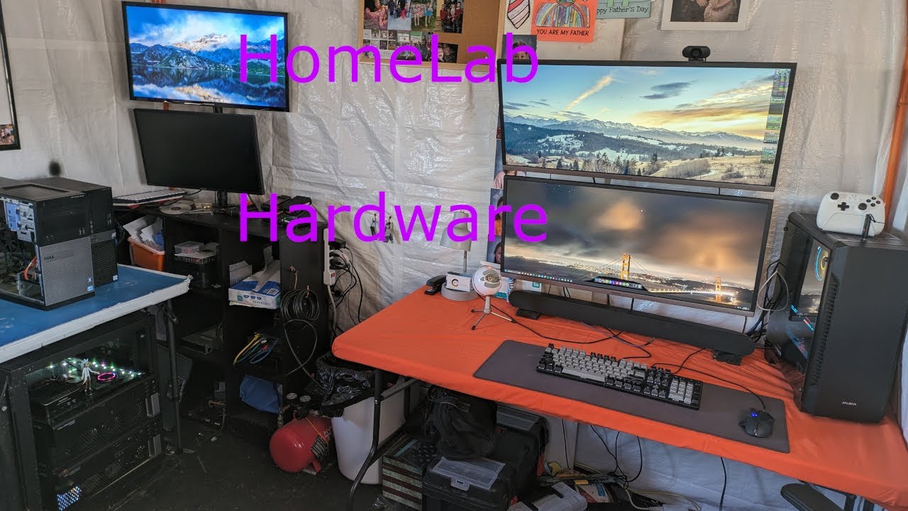 Feb 24 HomeLab Hardware Tour: My Workstation, Firewall, and Server ...