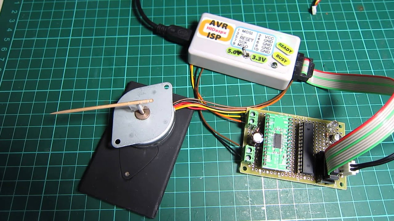 L6470 Microstepping Demo - YouTube