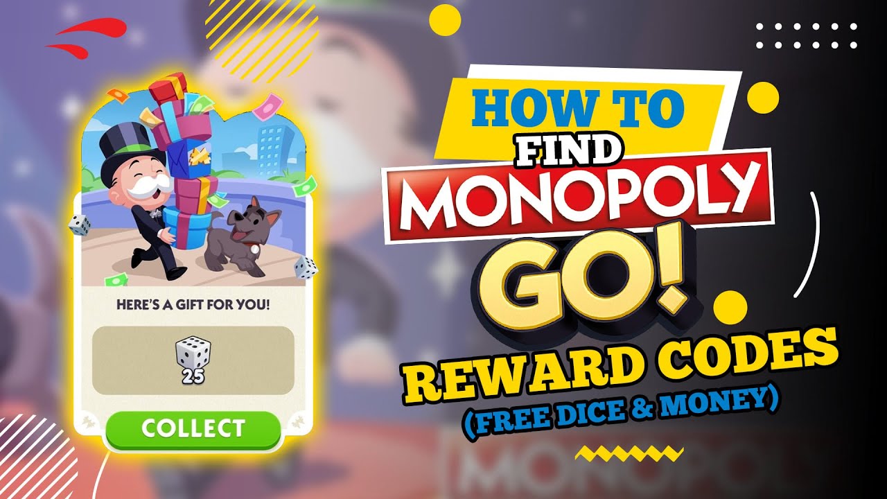 How to Find Monopoly Go Reward Codes (Free Dice & Money, 2025) - YouTube