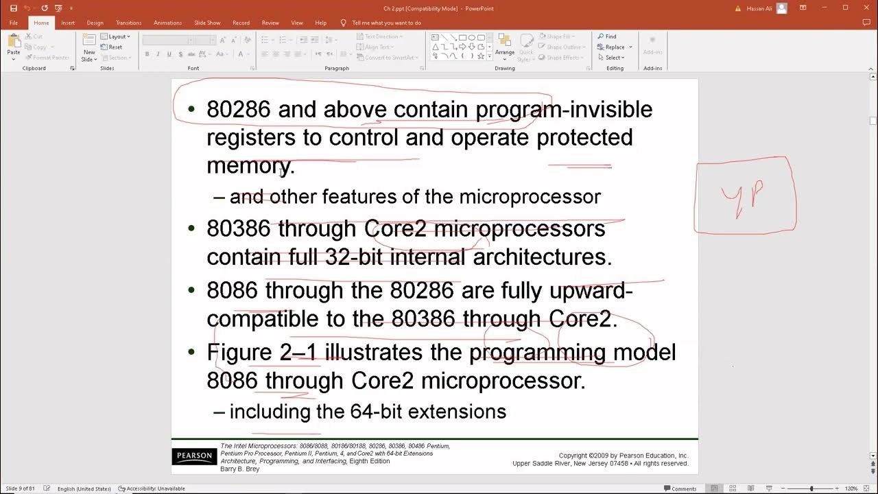 Intel Microprocessors Chapter 2 Part 1 - YouTube