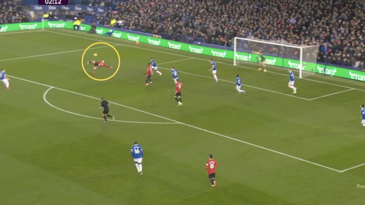 Alejandro Garnacho Amazing Goal vs Everton vs Manchester United, What A ...
