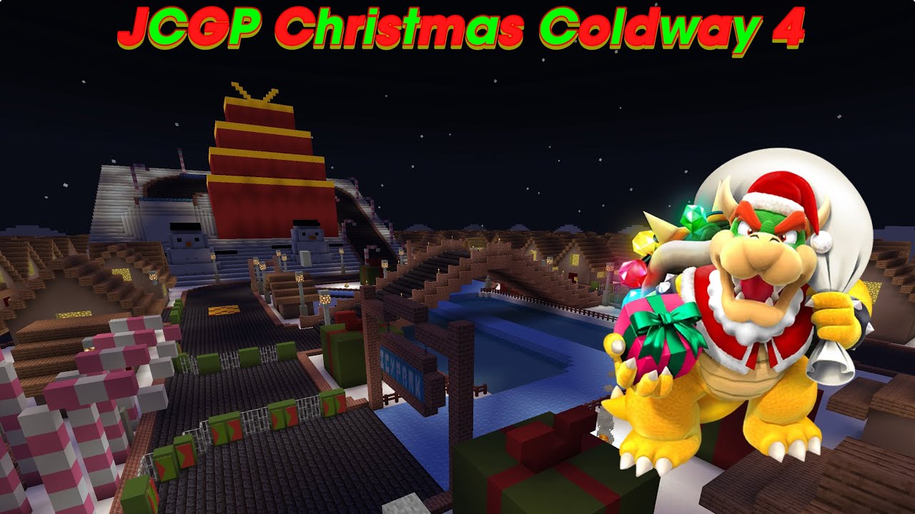 Mario Kart Minecraft - JCGP Christmas Coldway 4 - YouTube