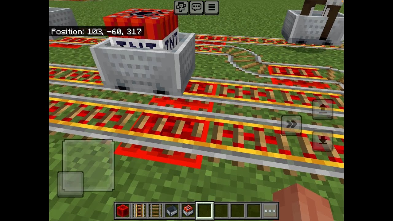 Redstone Rollercoaster TNT Mini game - Minecraft Pocket Edition 1.21 ...
