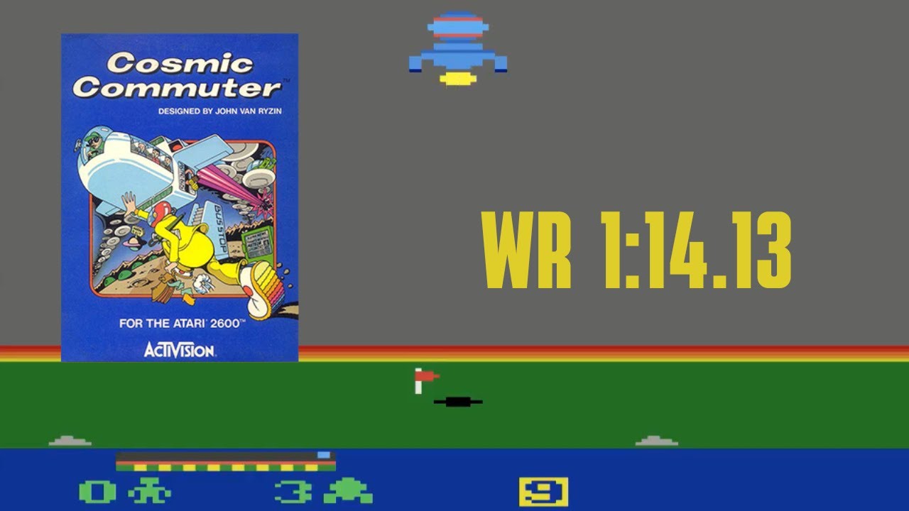 Cosmic Commuter Atari 2600 - 1 Loop in 1:14.13 - YouTube