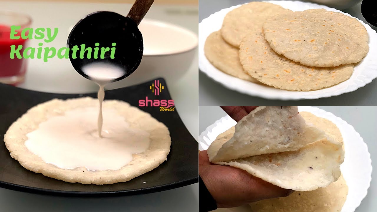 Kai Pathiri | Kaipathiri recipe | Rice Pathiri | Pathiri | Coconut ...