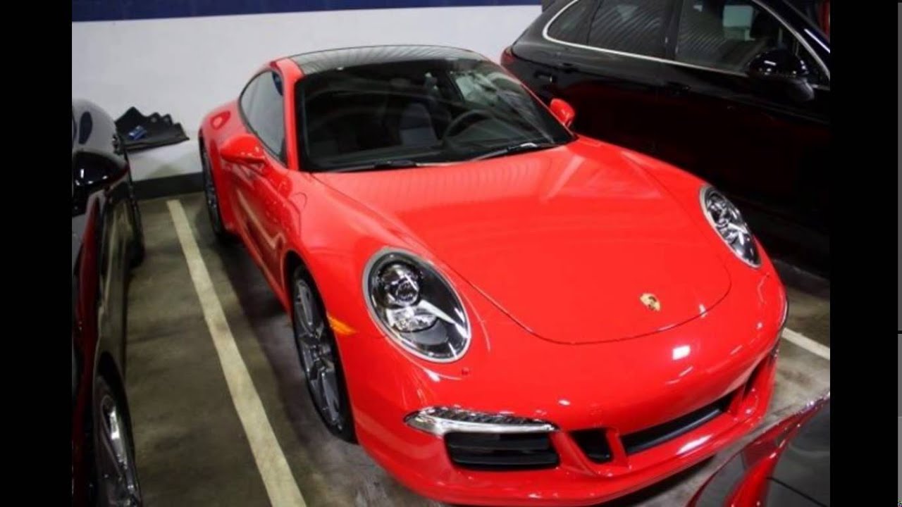 2016 Porsche The new 911 Carrera Guards Red - YouTube