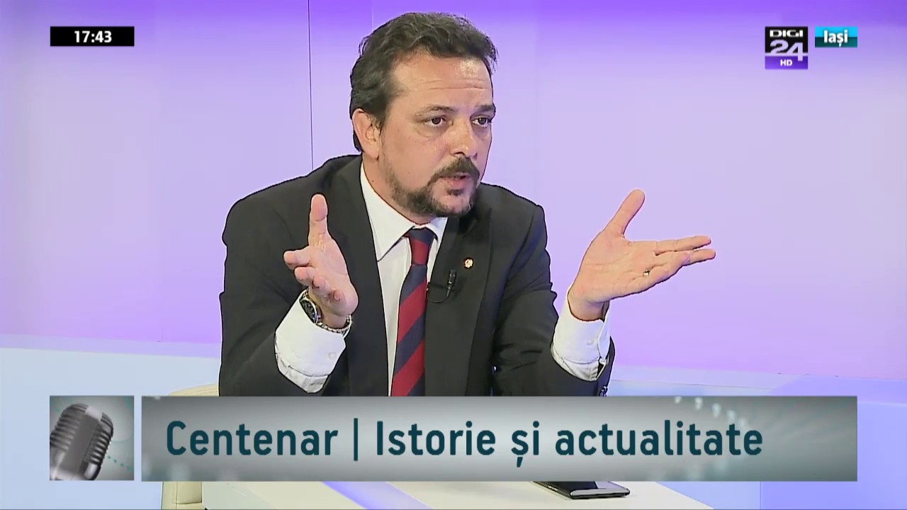 Daniel Sandru, coordonator CENTENAR Iasi / 29 august 2018 - YouTube