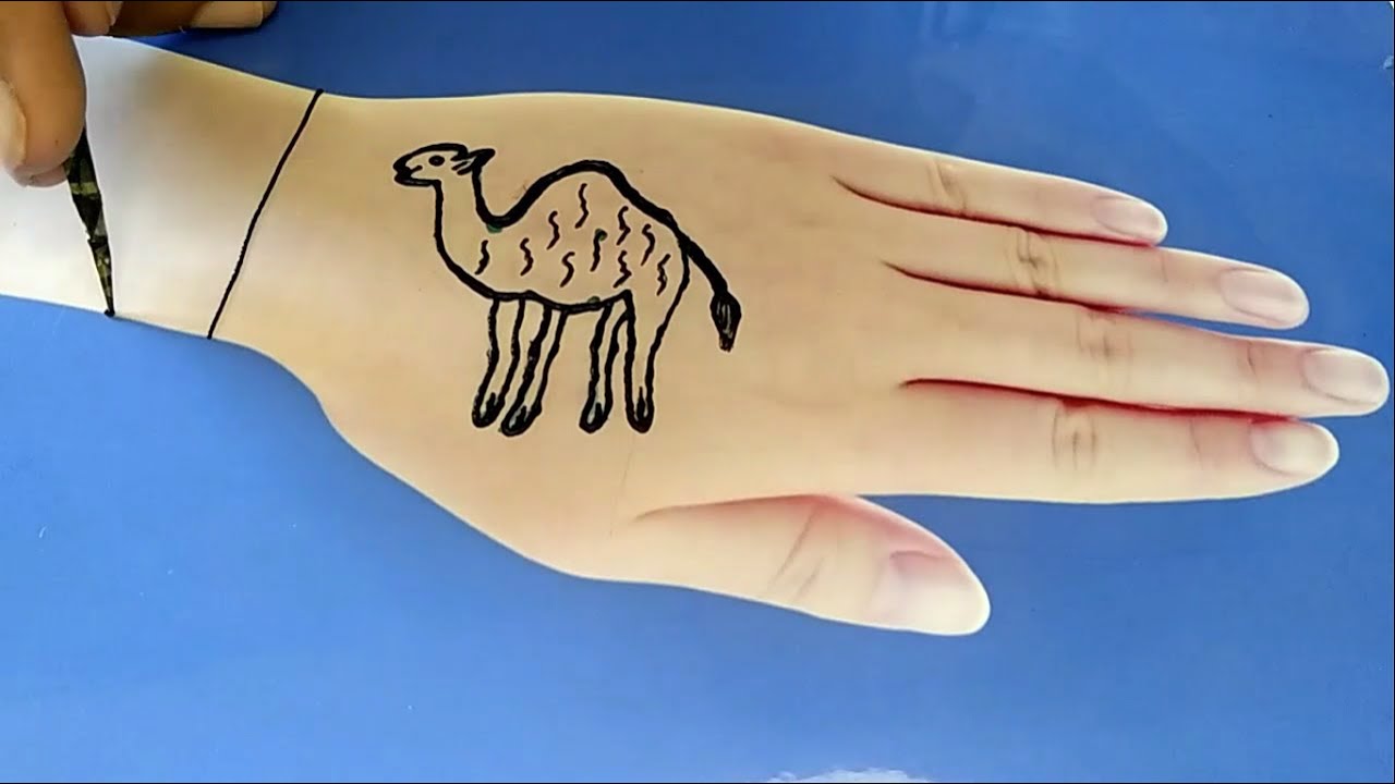 Camel Shape Eid Special Mehndi Design 2024 | Beautiful Mehndi Art ...