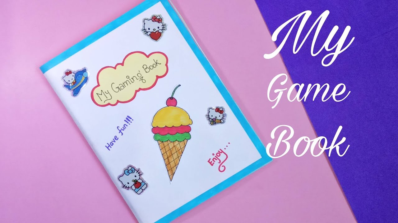 How to make paper gaming book|| Easy DIY Games || 8 Paper Games in a ...
