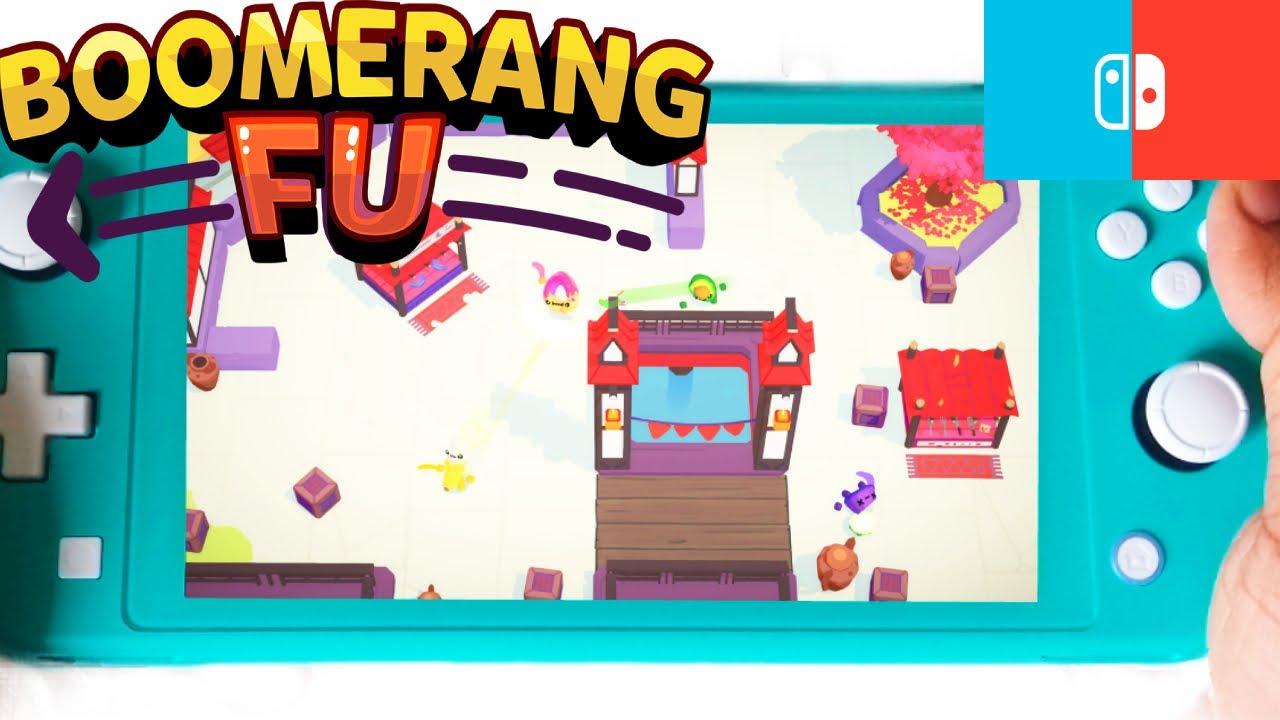 Boomerang Fu Nintendo Switch Lite Gameplay - 4 player - YouTube