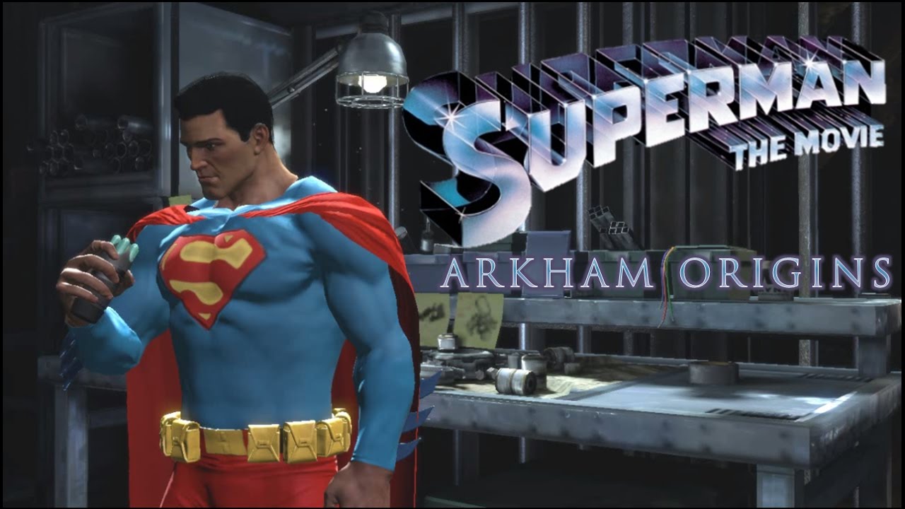 Batman: Arkham Origins - Christopher Reeve Superman - YouTube