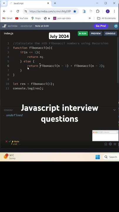 JavaScript interview questions #javascript #coding #webdevelopment #softwareengineer # ...