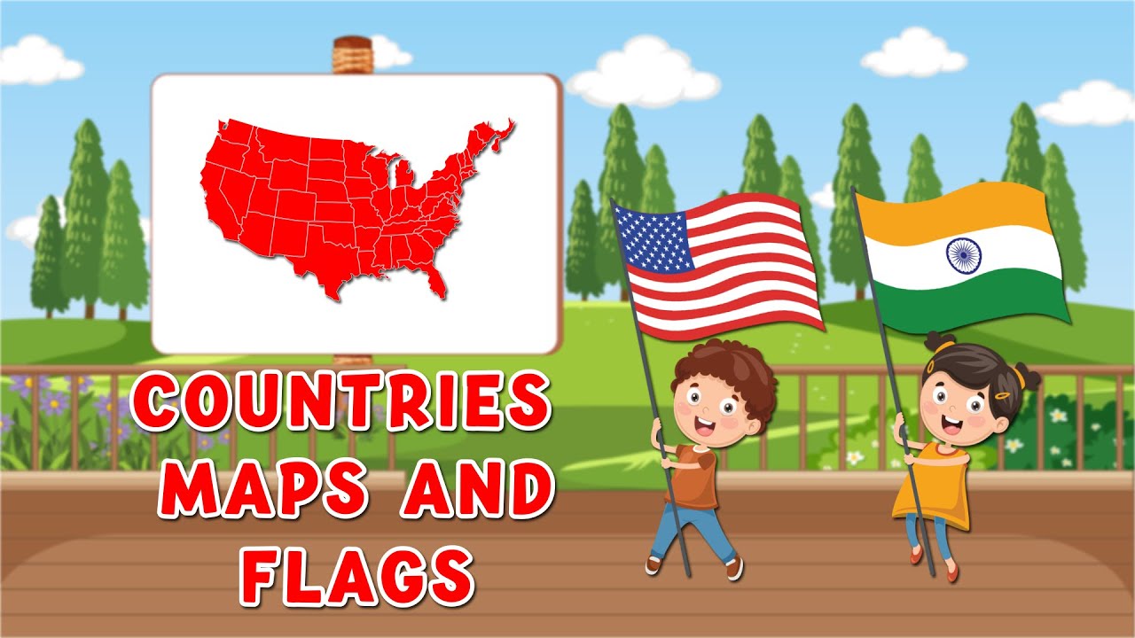 Let‘s Learn about Countries, Maps and Flags @CoComelonDeutsch ...